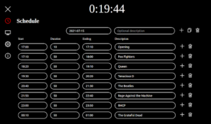 Showtimer | Free stage timer